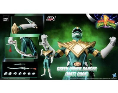THREEZERO POWER RANGERS GREEN RANGER MATT COOK PX EXCLUSIVE 1/6 FIGURE ...