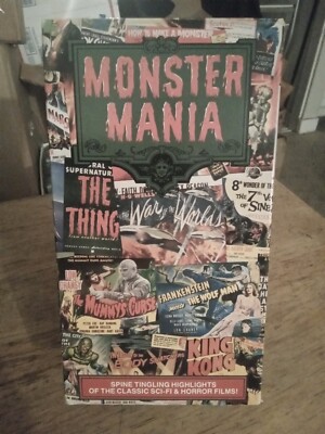 Monster Mania VHS Horror Compilation Monster Movie Clips 1991 Release ...