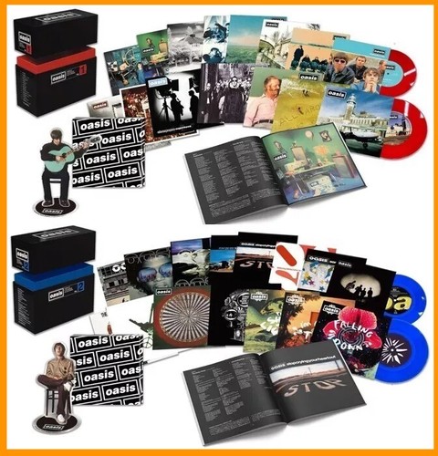 OASIS Complete 7 inch Single Collection BOX Vol. 1 and Vol.2 SET Sealed ...