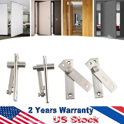 Heavy Duty 360° Rotating Hidden Hinges 2-Set Invisible Door Pivot ...