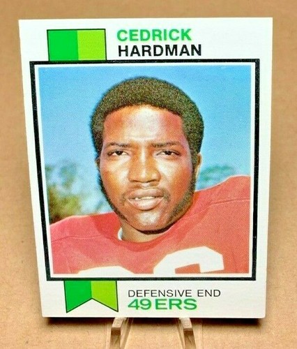 1973 TOPPS 🏈 CEDRICK HARDMAN #412, S.F. 49ers - EX/NM | eBay