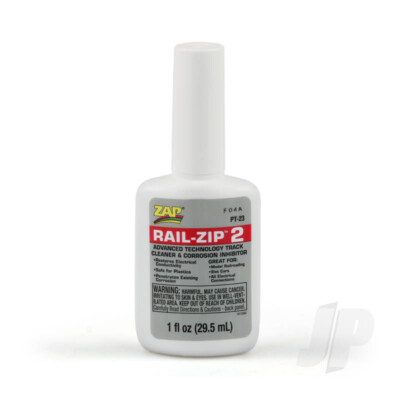 Zap PT23 Rail Zip Model Train Railway Track Cleaner 1oz | eBay