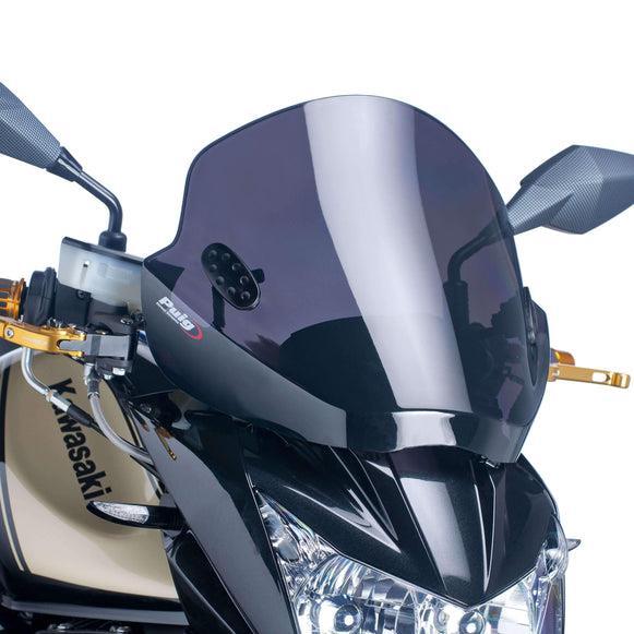 Puig Stream Screen Windshield Deflector Dark Smoke Kawasaki Z 1000 2010 ...