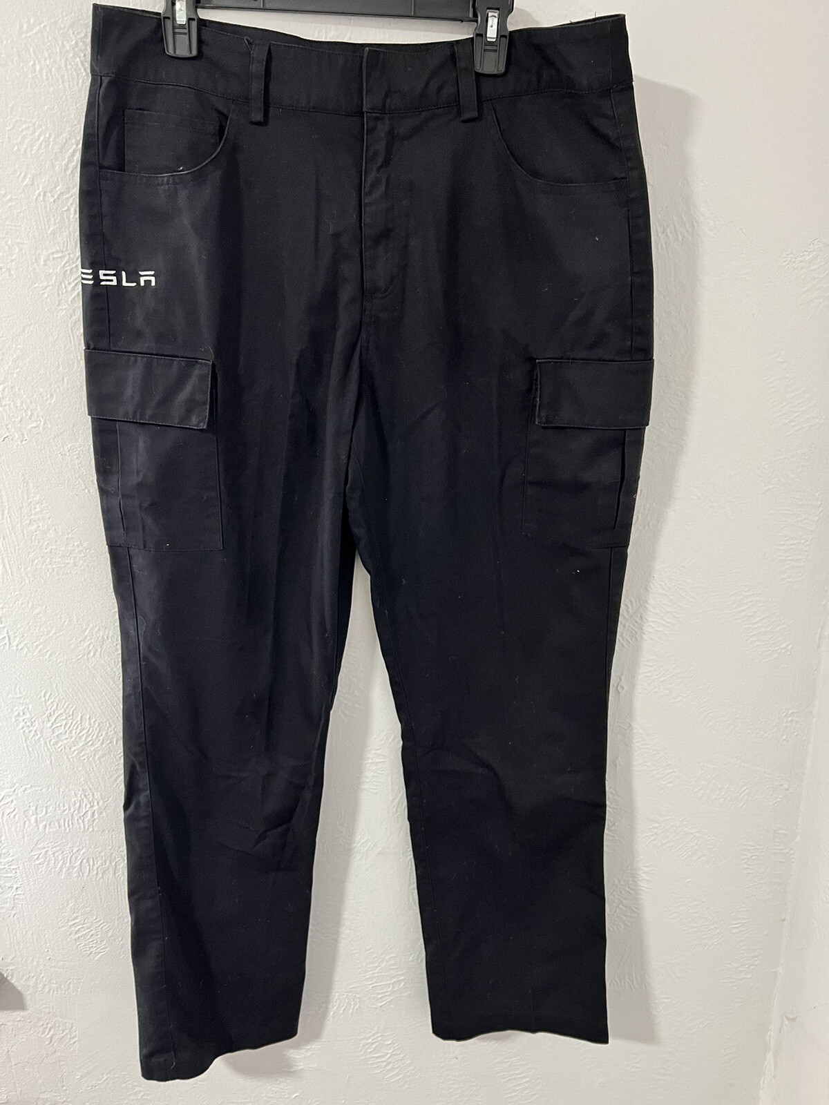 Tesla Motors Cargo Work Uniform Pants Mens 36Wx32L Bl… - Gem