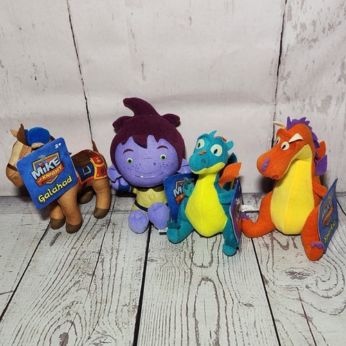 NWT Mike the Knight Plush Toy Lot Squirt Sparkie Dragon Galahad Horse ...
