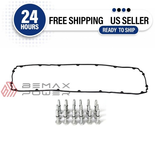 New Oil Pan Gasket W/ Drain Plugs for Detroit Diesel Engine OEM# DDE ...