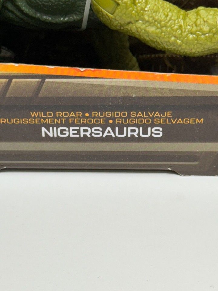 JURASSIC WORLD NIGERSAURUS MATTEL DINOSAUR NEW IN BOX | eBay