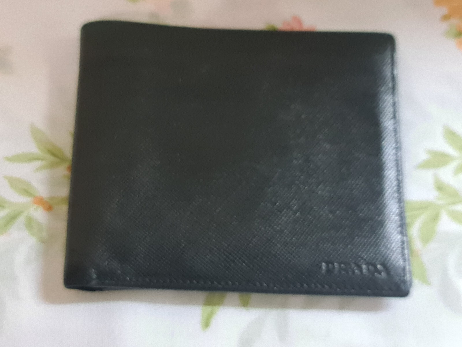 Authentic PRADA Bi Fold Black Wallet - Gem
