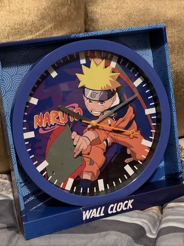 Wall Clock NARUTO 10” Analog Display Battery Operated Collectible Great ...