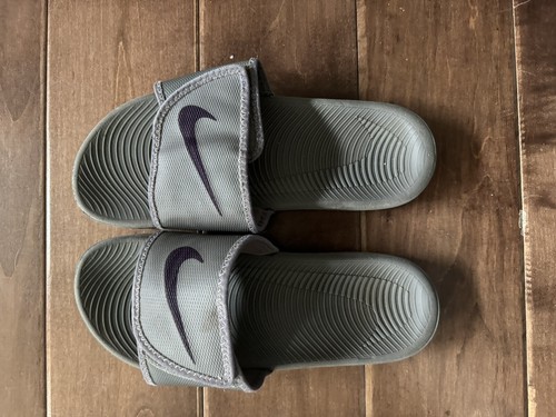 grey nike slides men Size 7 | eBay