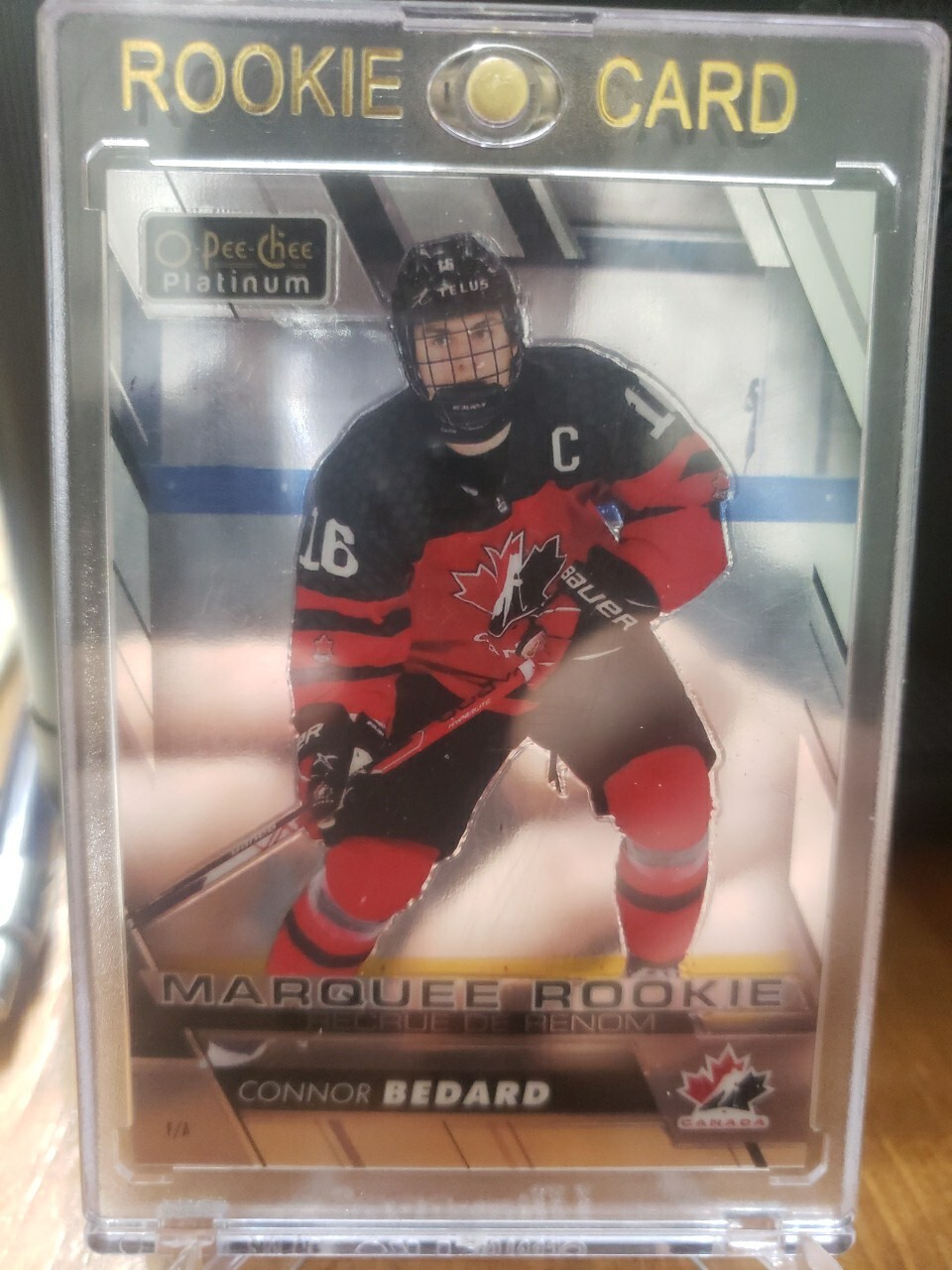 2023-24 OPC Platinum CONNOR BEDARD Marquee Rookie PREVIEW Team Canada P ...