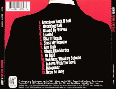 AGENT 51 RED & THE BLACK NEW CD 640424401726| eBay