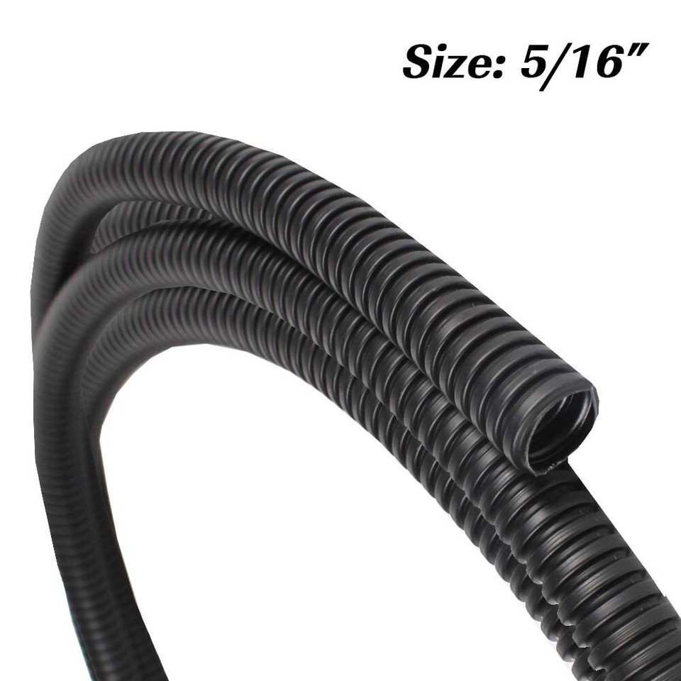 Split Sleeve Wire Loom Cable Harness Protector Conduit Corrugated Tube ...