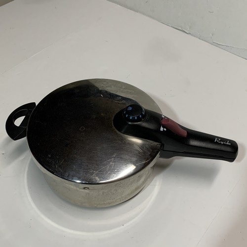 Fagor Rapida 4L Liter Pressure Cooker Stainless Steel Pot GAS INDUCTION ...