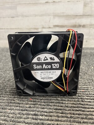 SANYO DENKI 9G1224E101 24V 0.34A San Ace 120 three-wire cooling fan | eBay