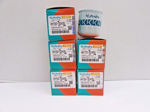 (6) OEM Kubota OIL FILTER HH150-32430 Replaces 70000-15241 fits ...