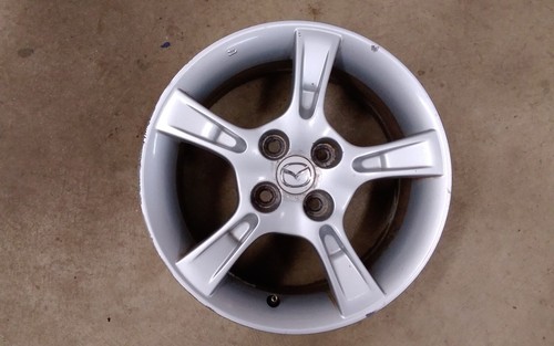2003 MAZDA PROTEGE 15" 5 NOTCHED SPOKE ALUMINUM WHEEL | eBay