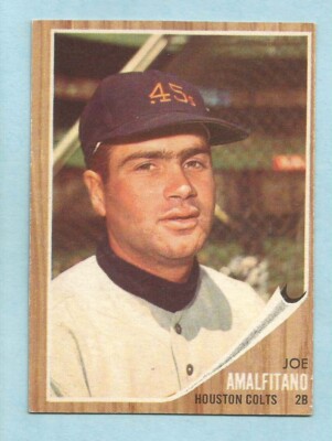 1962 Topps Baseball Joe Amalfitano #456 Houston Colt .45s NMT+ **2 | eBay