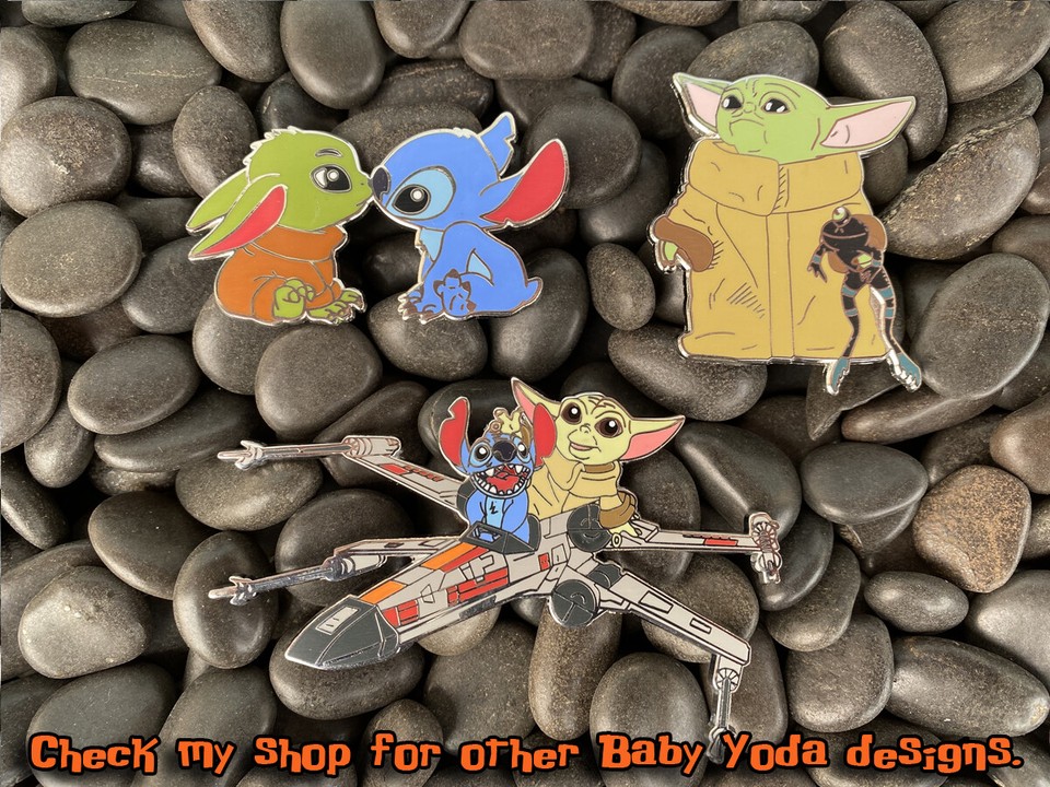 Grogu (Baby Yoda The Child) Mandalorian Disney Fantasy Star Wars Pin | eBay