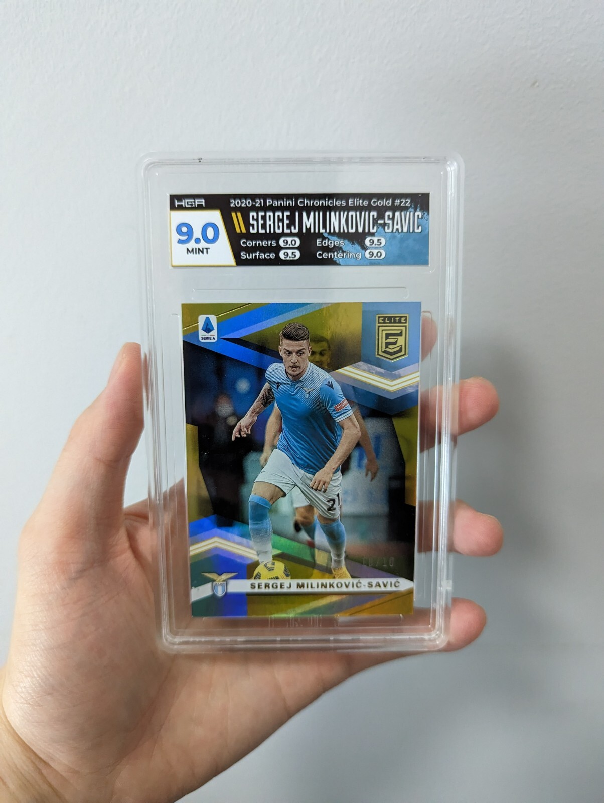 2020-21 Panini Chronicles SERGEJ MILINKOVIC-SAVIC Lazio Elite Gold #10/ ...