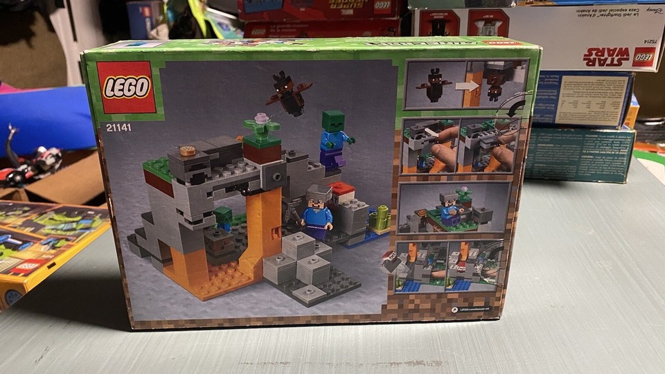 LEGO 21141 Minecraft The Zombie Cave 241 Pieces Retired Set New Sealed ...