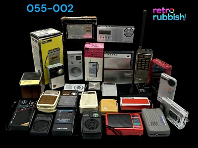 Vintage Transceiver Broadcast Pocket Transistor Radio Parts/Repairs Lot ...