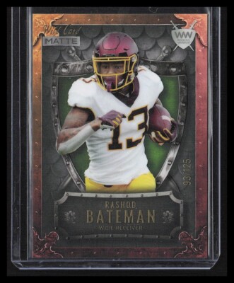 RASHOD BATEMAN 2021 Wild Card Matte Weekend Warrior 93/125 - Ravens | eBay
