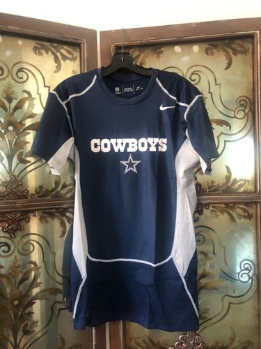 Dallas Cowboys Nike NFL Onfield Apparel Blue Dri fit Tight Muscle Shirt ...