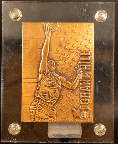 Grant Hill 1996 Fleer Metal Bronze Minted Limited Edition 168 Pistons (a) | eBay