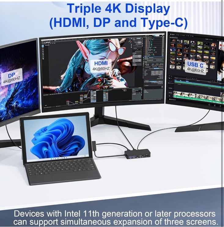 Expansion Dock Surface Computer Dedicated Magnetic Connect Docking ...