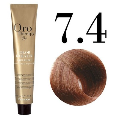 FANOLA ORO PURO 7.4 BIONDO RAME 100 ML | eBay