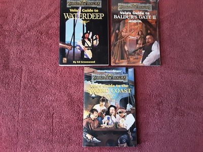 D&D: Volo's Guide to Waterdeep / Sword Coast / Baldur's Gate 2 VG+ / NM ...
