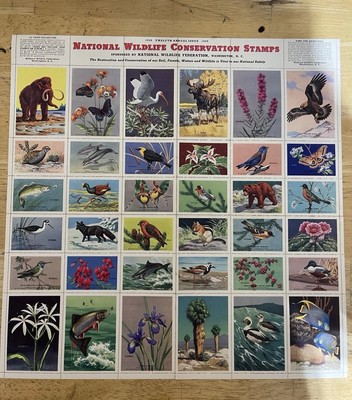 1949 National Wildlife Conservation Stamp Sheet 12th Annual Issue | eBay