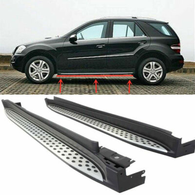 Fits for Mercedes Benz ML350 W164 2006-2012 Nerf Bar Running Boards ...