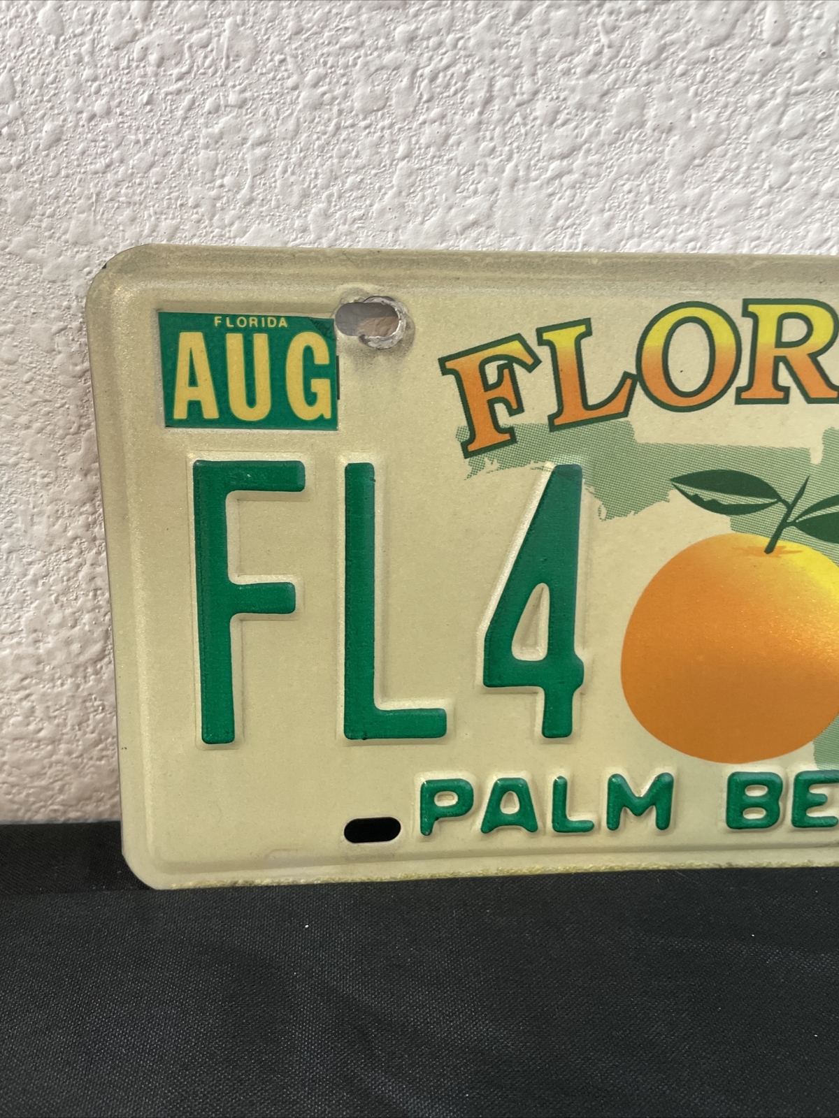 Palm Beach County ~ Florida License Plate Tag ~ FL4 18A | eBay