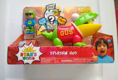 Ryan's World SPLASHIN' Gus Vehicle & Action Figure Surprise Mystery Toy ...