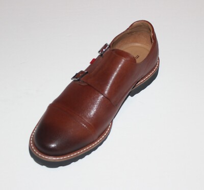 MARC JOSEPH NEW YORK WYTHE HAVANA GLAZE DBL MONK STRAP SHOES | eBay
