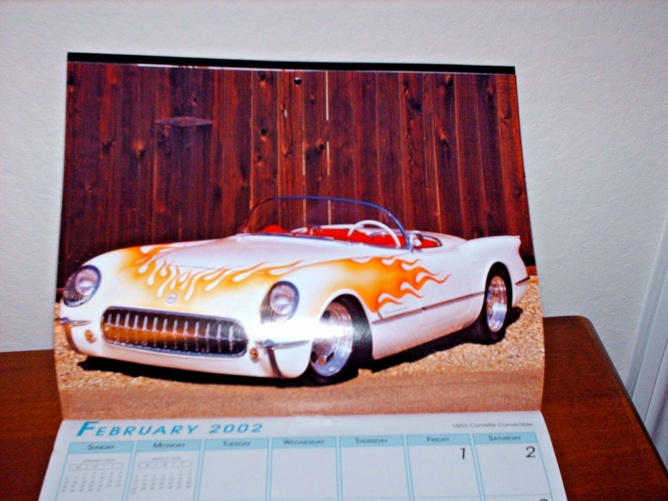 2002 Road Warriors 13 Month Calendar Muscle Cars Hot Rods Shelby ...