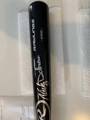 NICKY DELMONICO Signed Autographed CHICAGO WHITE SOX Rawlings Pro BAT ...