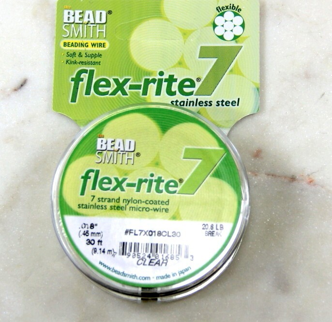 flex-rite, 49 Strand Nylon Coated Stainless Steel Micro Wire, Clear | eBay