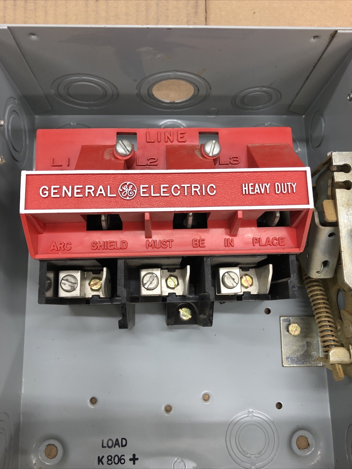 General Electric Safety Switch GE 30A THN3361 600 VAC Unisaw Delta | eBay