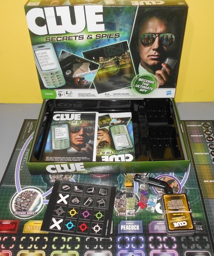 2009 CLUE Secrets and Spies - Family Board Game Become the Ultimate Spy ...
