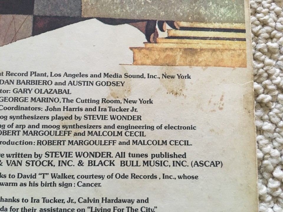 STEVIE WONDER INNERVISIONS VINYL LP T 326V1on Cover/ T-326L on Label | eBay