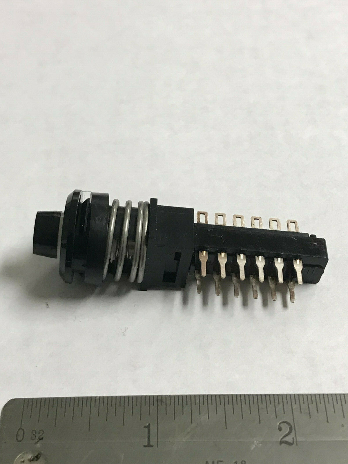 Schadow 600488 Push Button Switch 4PDT 12Pin Terminal Spring Loaded ...