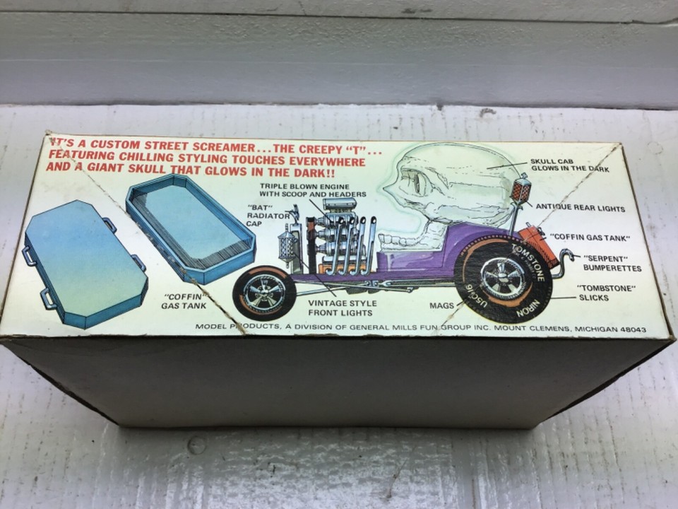 1/25 Scale MPC Creepy T Model Car Kit #1-0631 STARTED | eBay