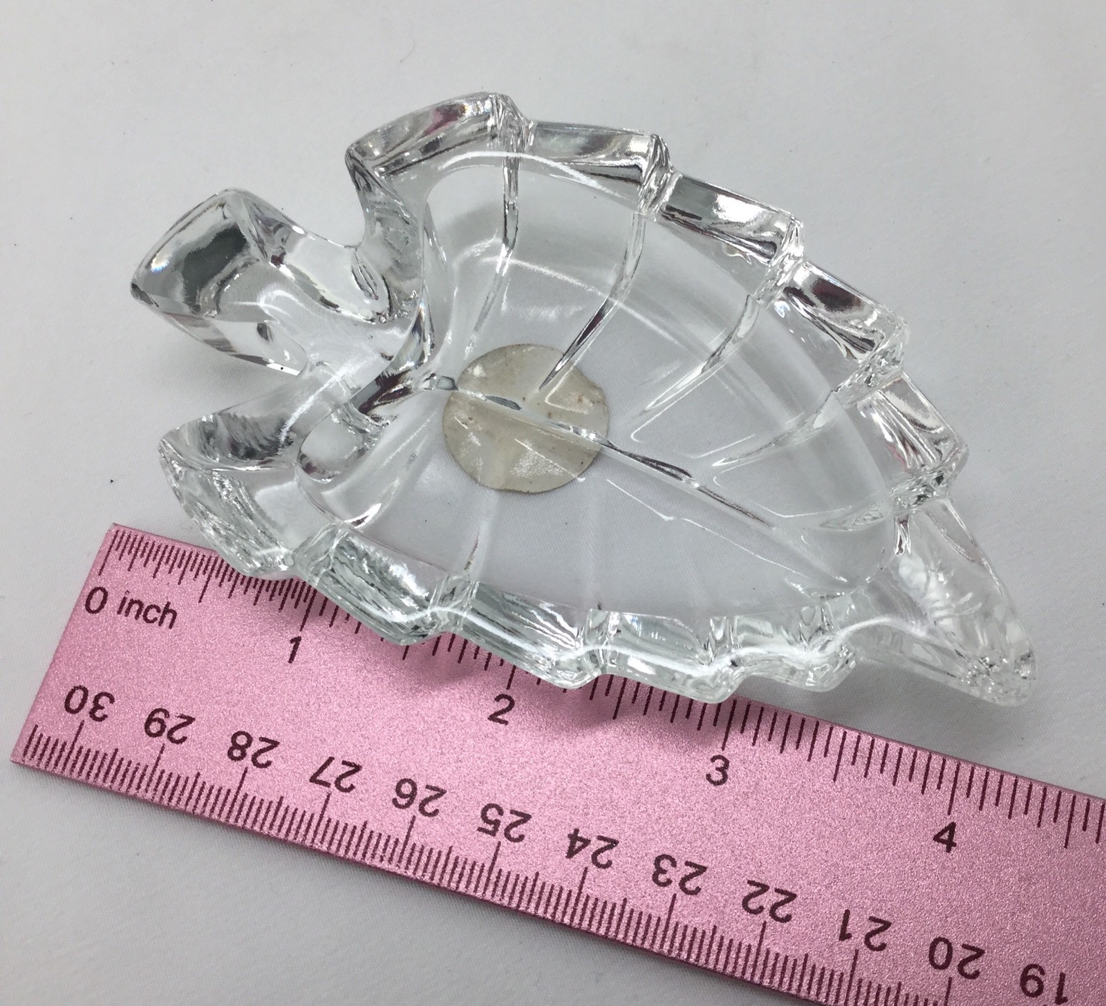 Lead Crystal Small Leaf Trinket Dish 160614/TWD | eBay