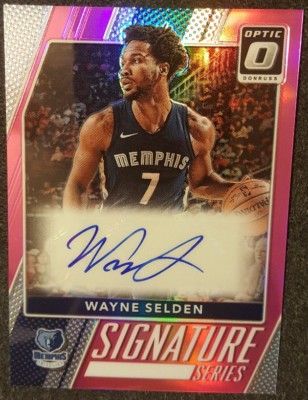 2017-18 DONRUSS OPTIC WAYNE SELDON PINK PRIZM RC AUTO SIGNATURE SERIES ...