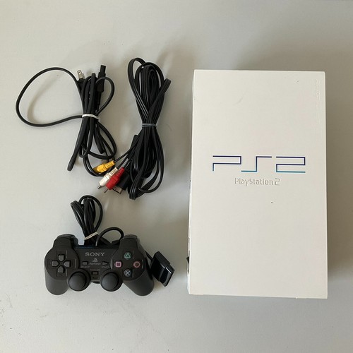 SONY ps2 PlayStation2 White SCPH-50000 Used Good JP W/ Game Console ...