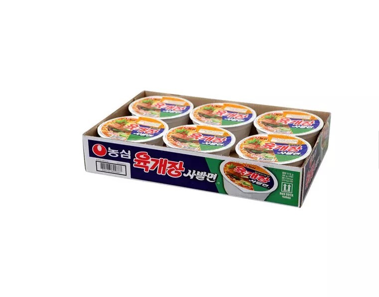 Korean NONGSHIM, PALDO, SAMYANG, OTTOGI Cup Ramen Noodle Ramyun 6pack ...