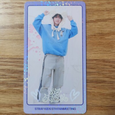 Changbin 5th Fan Meeting Special Trading Card Photocard Stray Kids SKZ ...